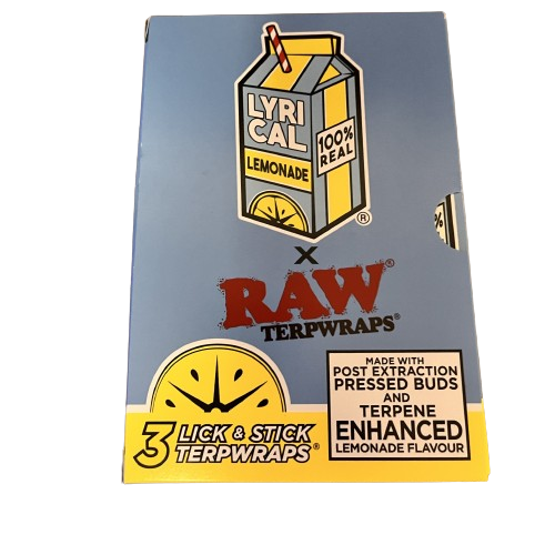 RAW x Lyrical Lick & Stick TerpWraps | Pressed Bud Wraps | NYC GLASS 718